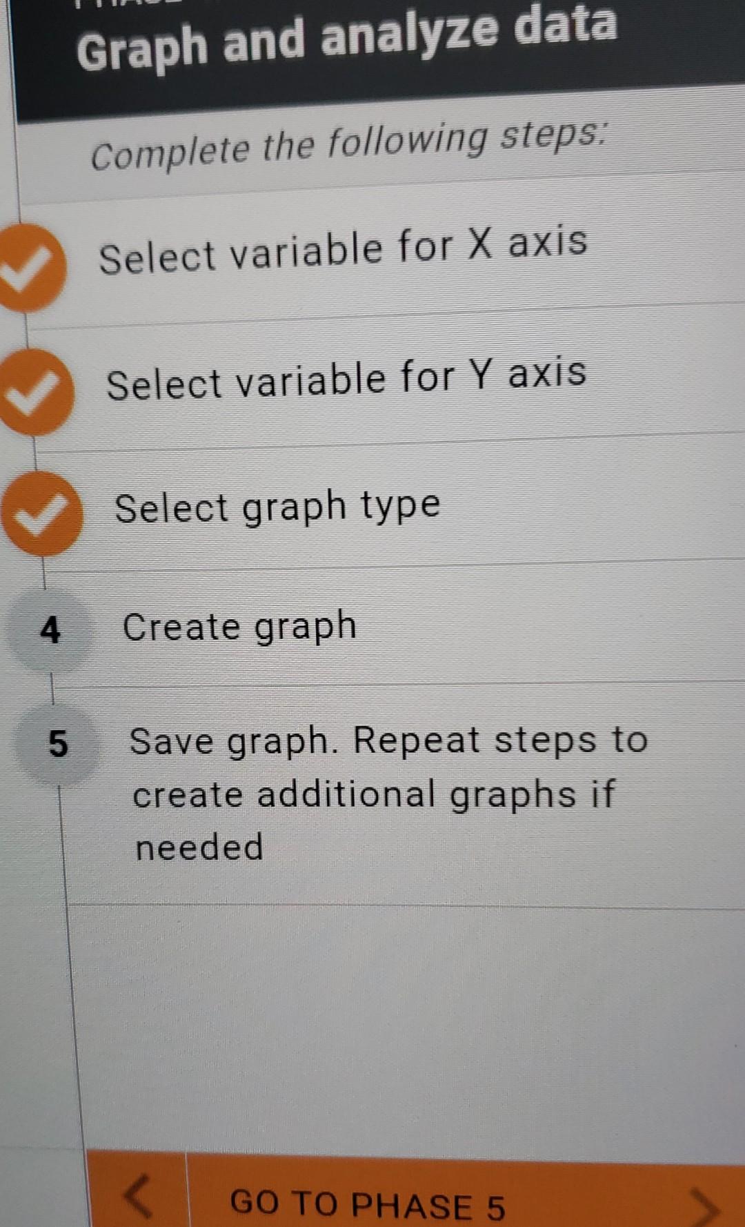 Graph and analyze data Complete the following steps: | Chegg.com