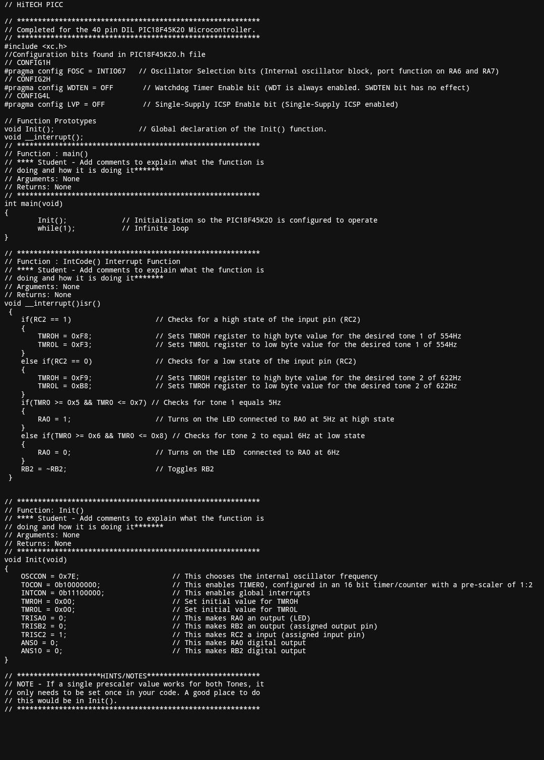 Solved // HiTECH PICC | Chegg.com