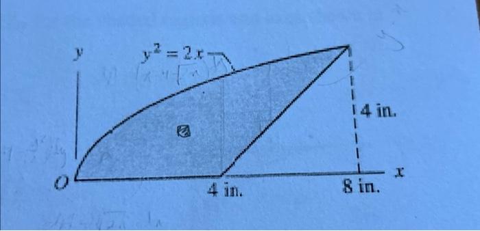 Solved use integration to compute moments of inertia Ix, Iy, | Chegg.com