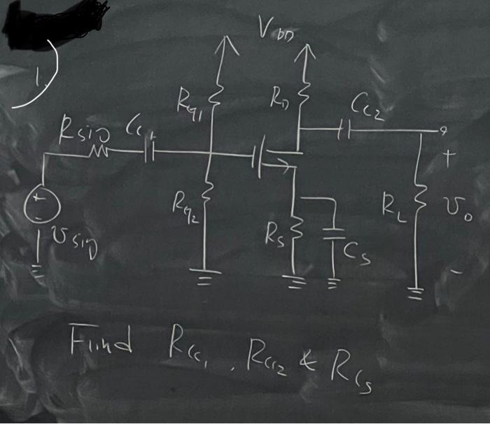 Solved Find Rc1,Rs1&Rcs | Chegg.com