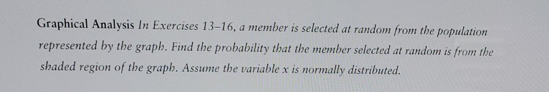 Solved Graphical Analysis In Exercises 1.3-16, a member is | Chegg.com