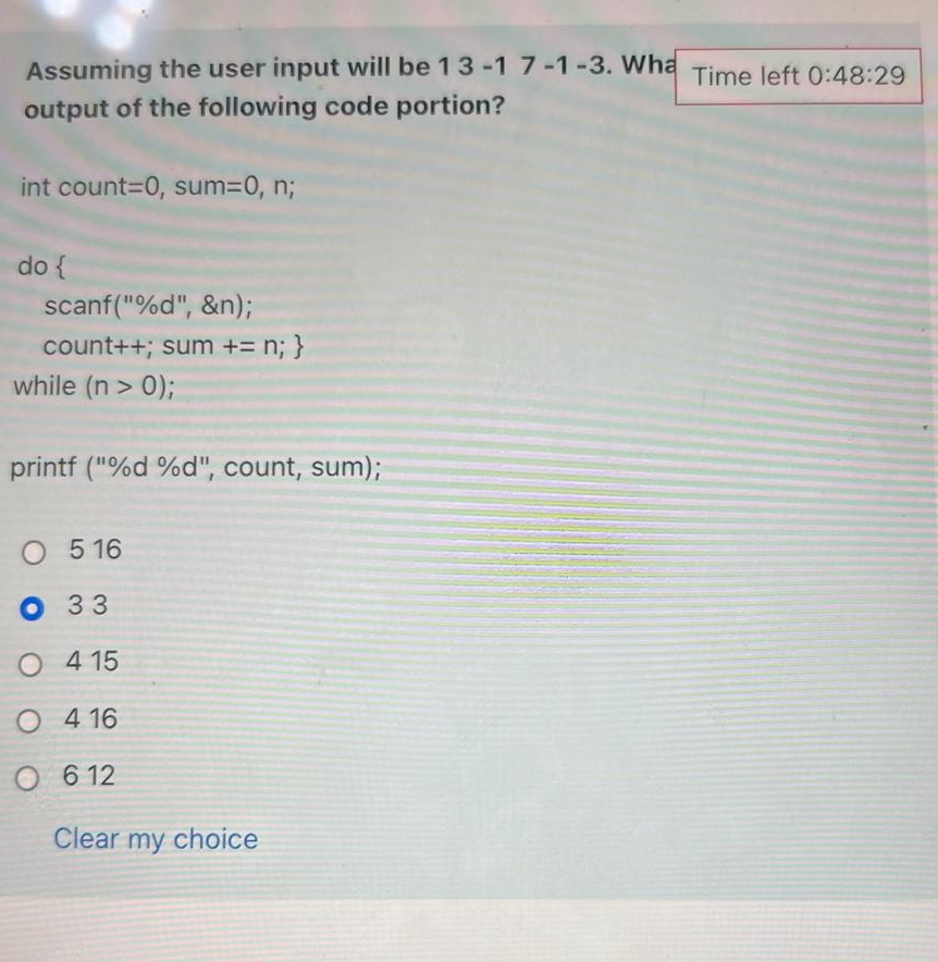 Solved Assuming the user input will be 13-17-1-3. ﻿Wha | Chegg.com