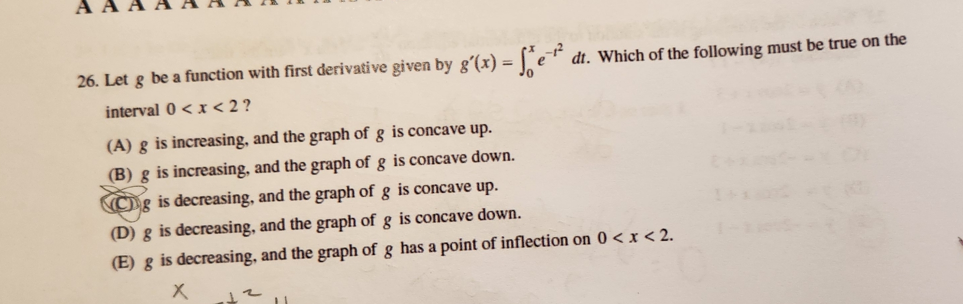 Solved Let g ﻿be a function with first derivative given by | Chegg.com