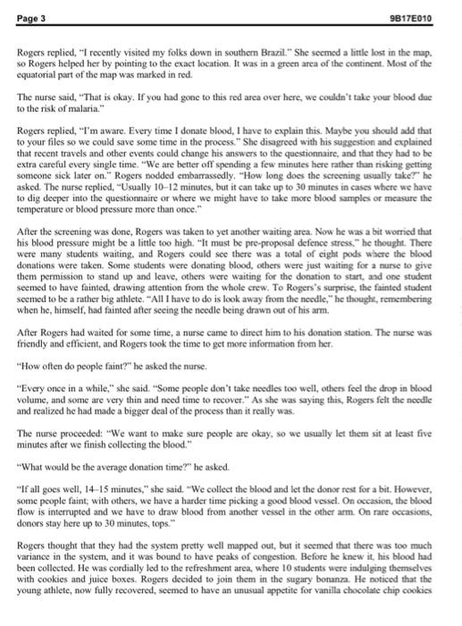 Build a working Simul8 model and answer 2 and 3 with | Chegg.com