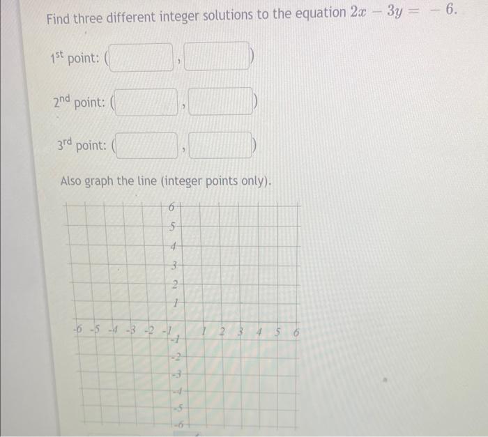 Solved Complete the ordered pair so that it is a solution | Chegg.com