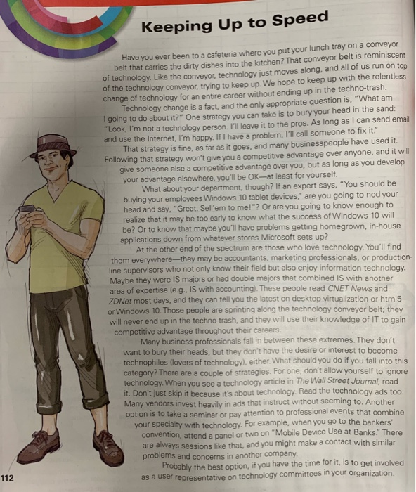 Solved Keeping Up to Speed Have you ever been to a cafeteria | Chegg.com