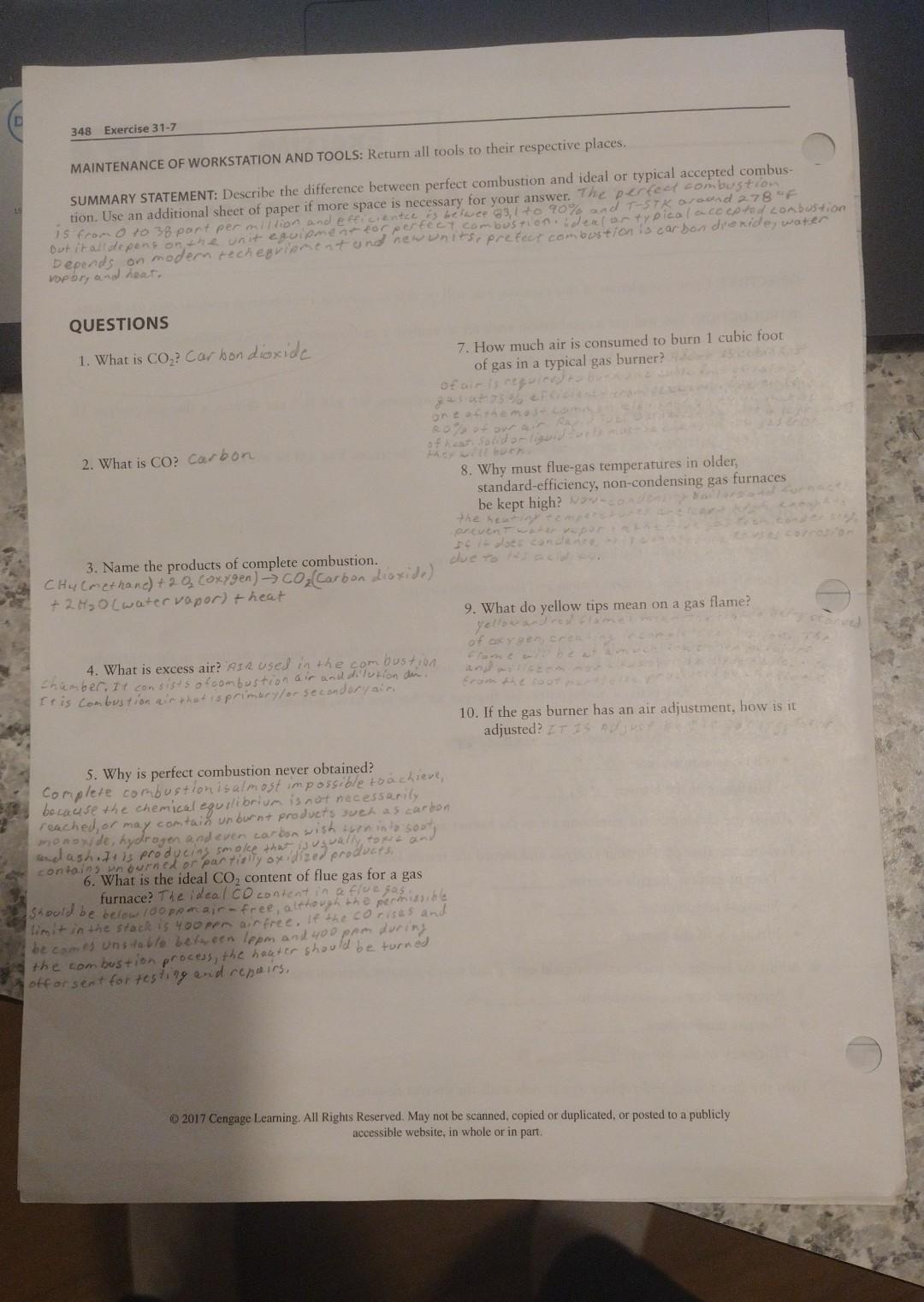 [Solved]: MAINTENANCE OF WORKSTATION AND TOOLS: Return
