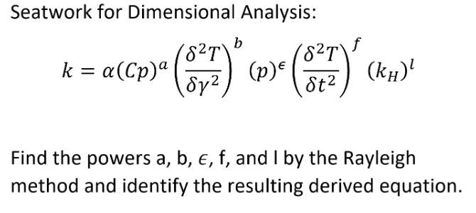 Solved Seatwork for Dimensional Analysis: | Chegg.com