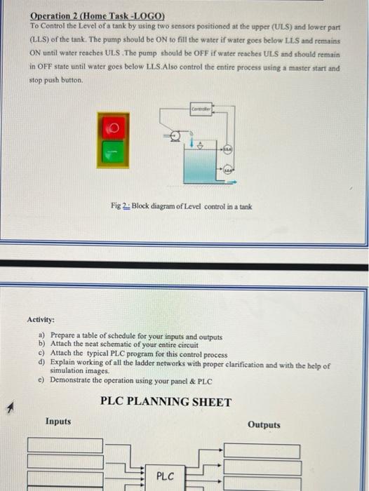 Solved Objective: To experience the ladder diagram | Chegg.com
