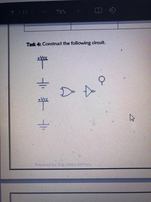 Solved Task 4: Construct the following circuit SY + Parbre A | Chegg.com