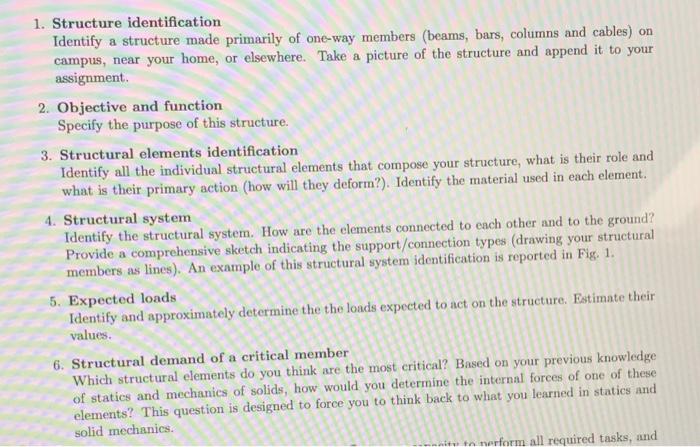 Solved 1. Structure identification Identify a structure made | Chegg.com