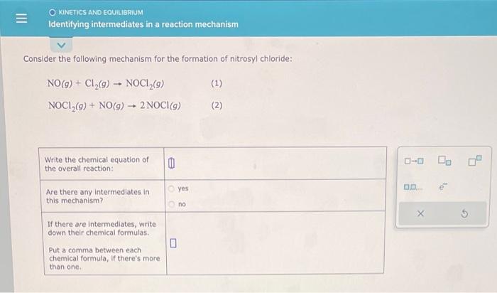 Solved Consider the following mechanism for the formation of | Chegg.com