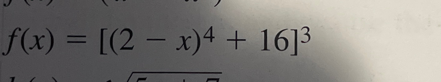 Differentiate the function using chain rule | Chegg.com