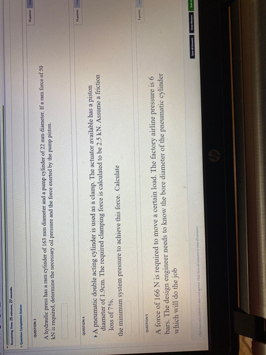 Solved Rema The 25 27 and Question Completion Status 10 pont | Chegg.com