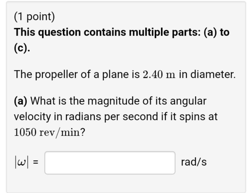 Solved (1 point) This question is a continuation from the | Chegg.com