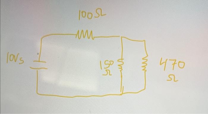 Solved calculate the current , volt and total resistor | Chegg.com