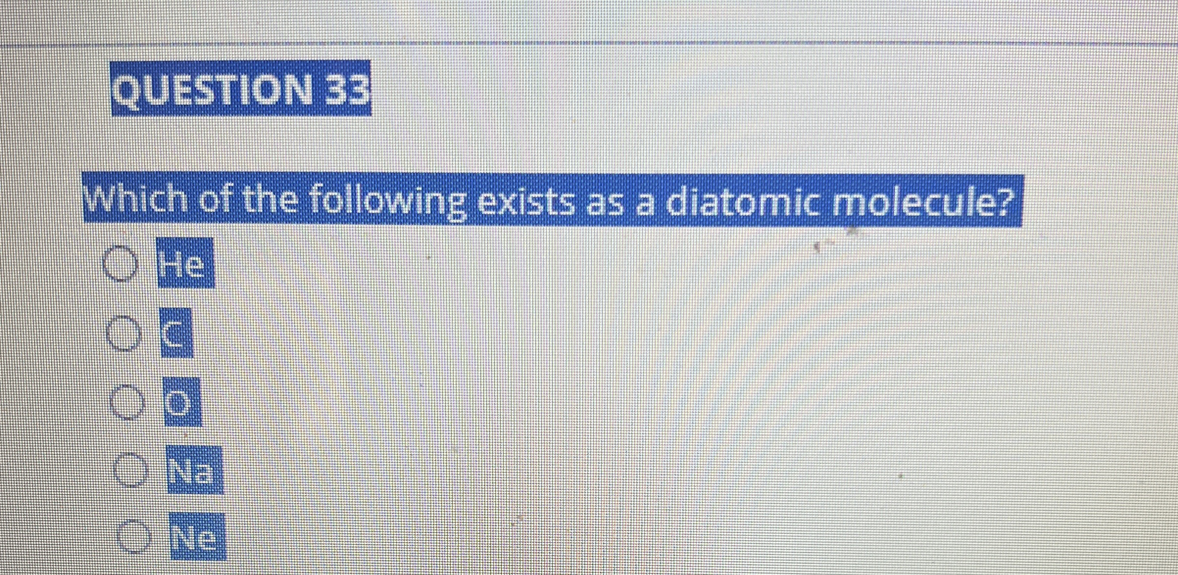 Solved Which of the following exists as a diatomic | Chegg.com