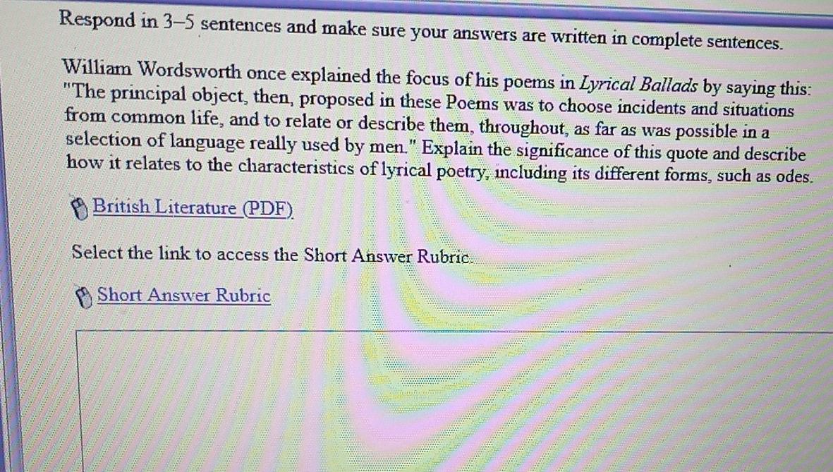 Respond in 3-5 sentences and make sure your answers | Chegg.com