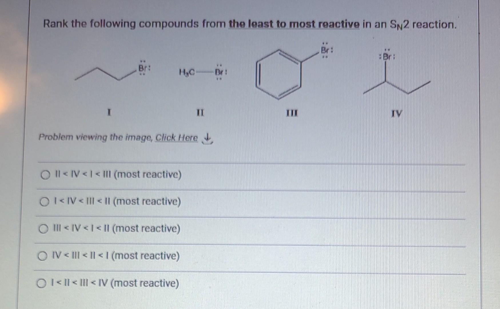 [solved] Rank The Following Compounds From The Le