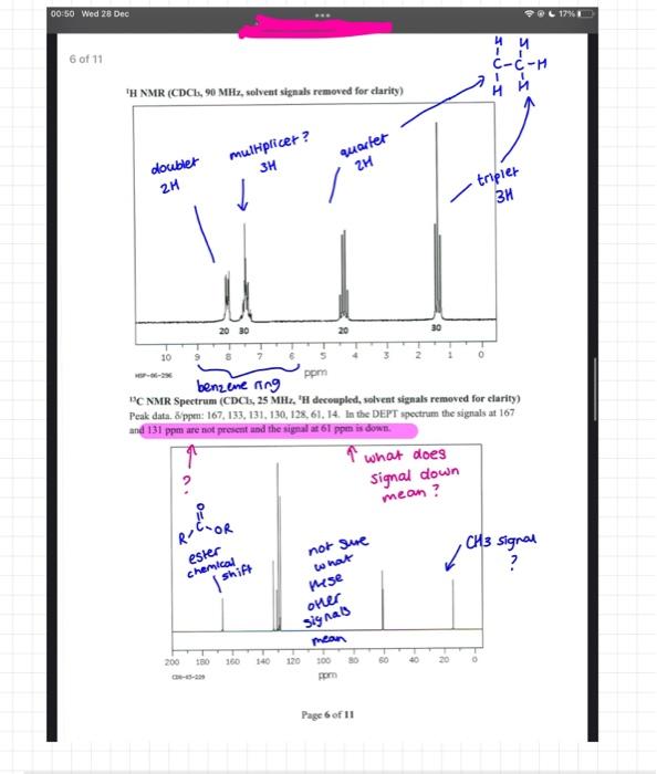 Solved Deduce a structure assigning each H and C pleasei am | Chegg.com
