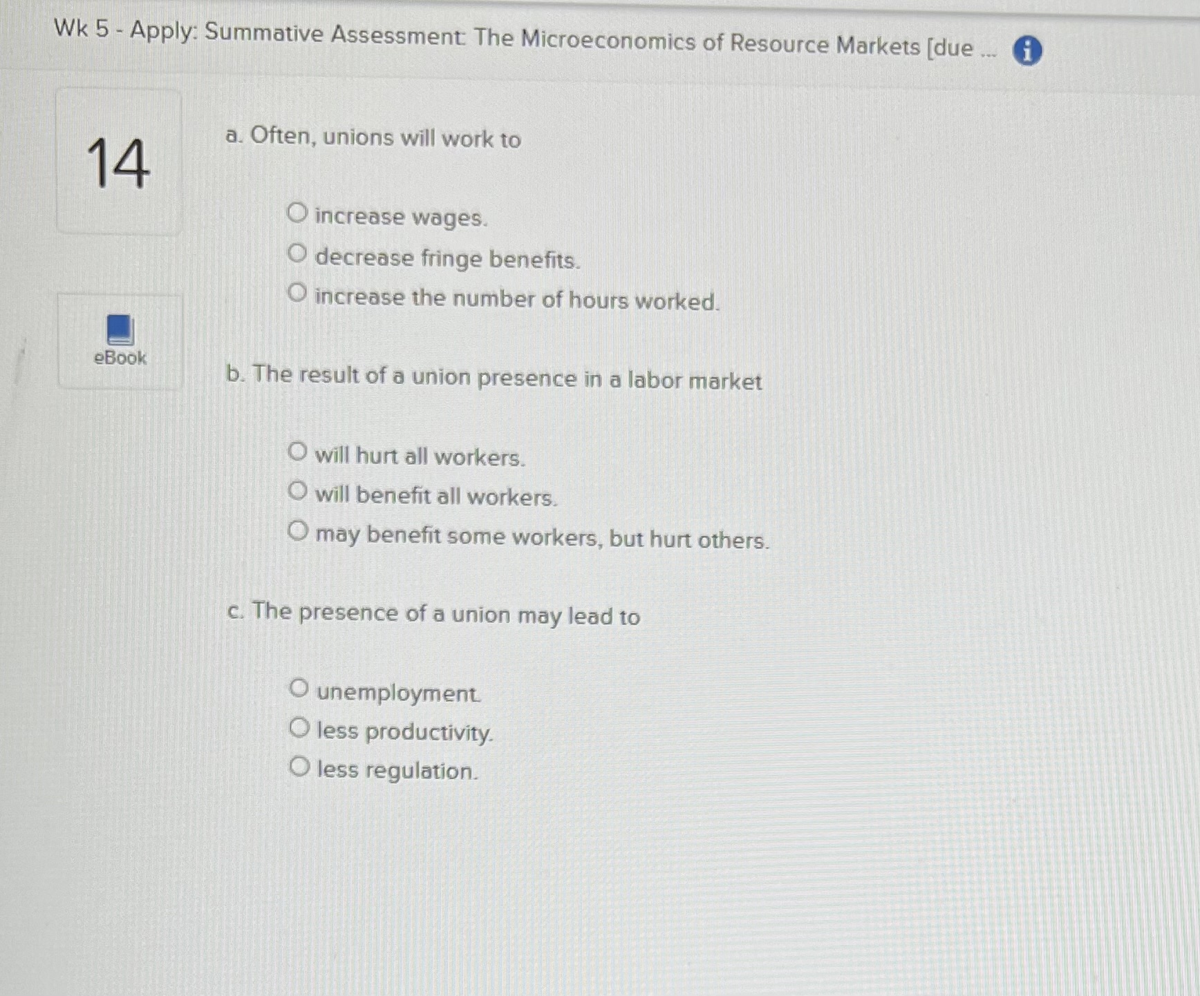 High Quality SOLUTION Wk 5 - ﻿Apply: Summative Assessment: The | Chegg.com