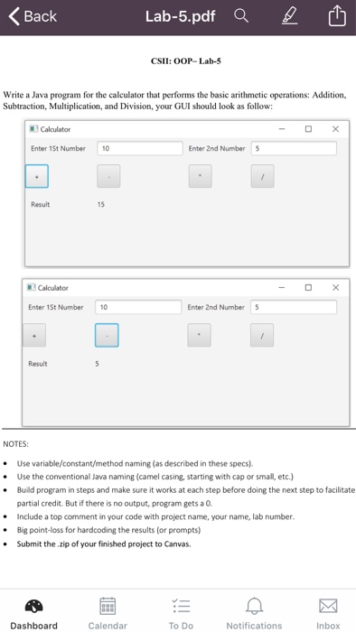 calculator program in java using awt