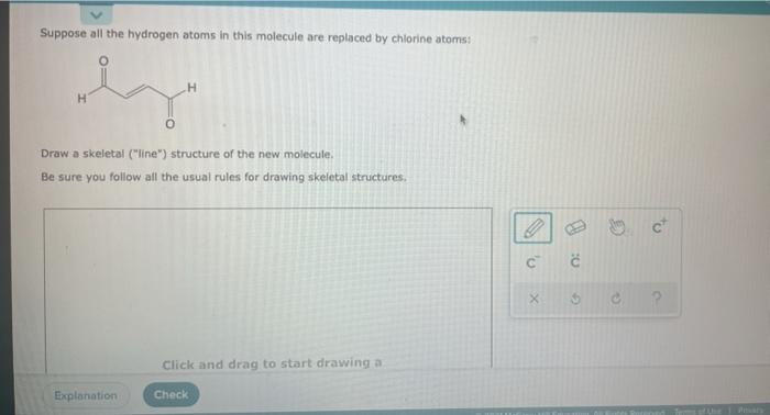 Solved Suppose All The Hydrogen Atoms In This Molecule Are