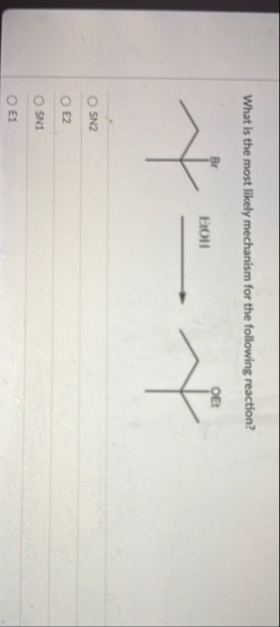 Solved What is the most likely mechanism for the following | Chegg.com