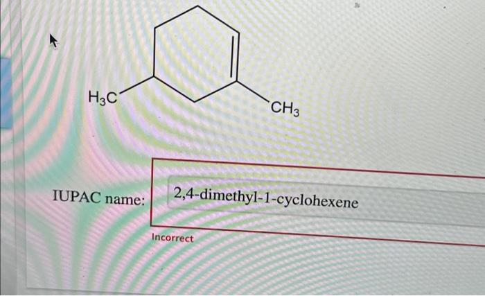 Solved IUPAC name: | Chegg.com