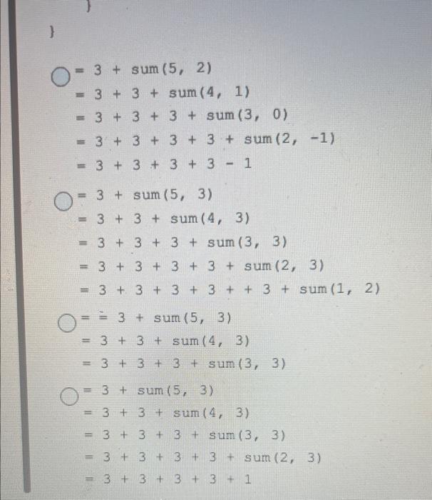 Solved Given the following recursive method and assuming a | Chegg.com Solved Given the following recursive method and assuming a | Chegg.com
