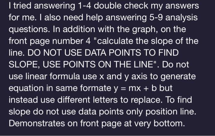 Solved I tried answering 1-4 double check my answers for me. | Chegg.com