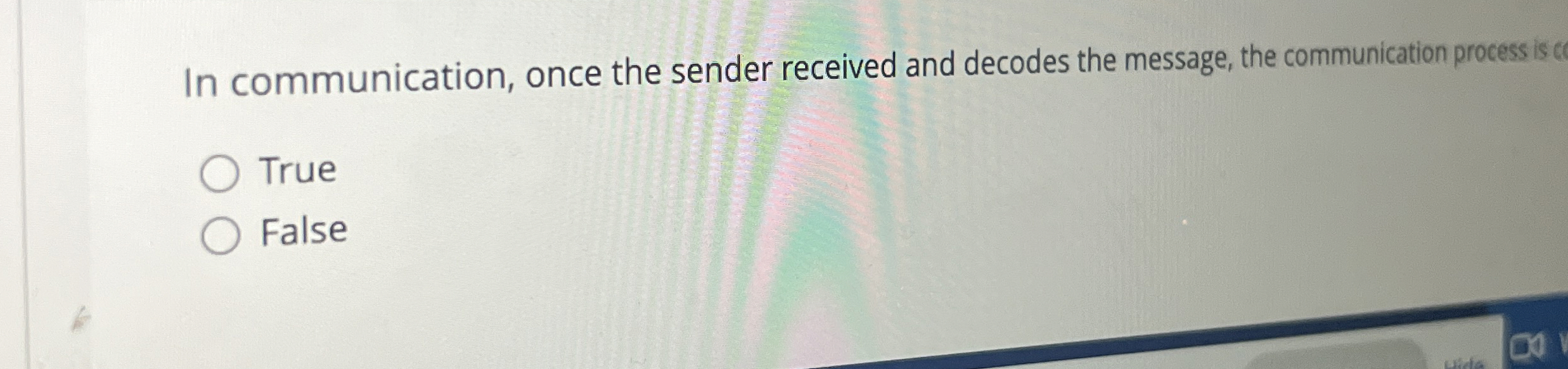 Solved In communication, once the sender received and | Chegg.com