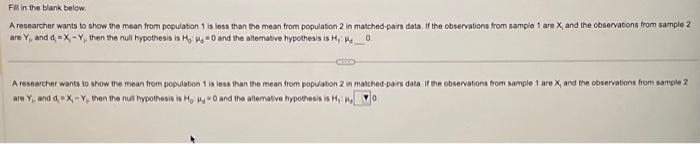 Solved A rosearcher wants to show the mean from population 1 | Chegg.com