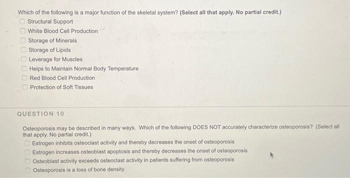 Solved Which of the following is a major function of the | Chegg.com
