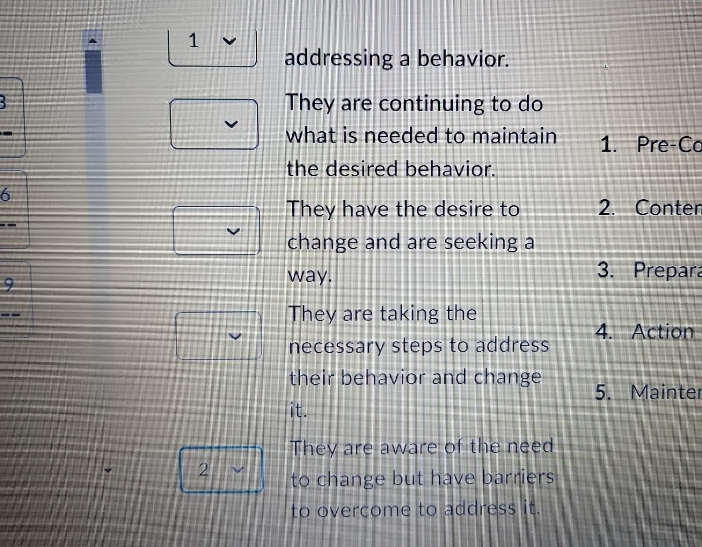 Solved addressing a behavior.They are continuing to do what | Chegg.com