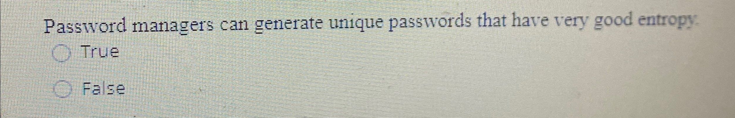 Solved Password managers can generate unique passwords that | Chegg.com