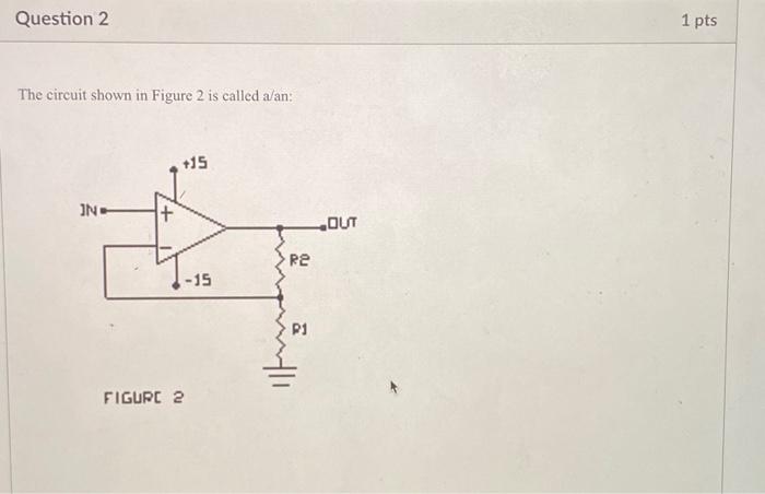 Solved The circuit shown in Figure 2 is called | Chegg.com