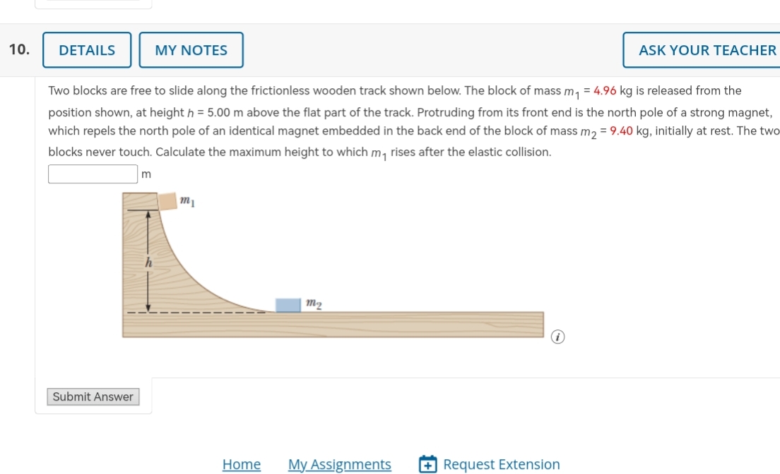 Solved Two blocks are free to slide along the frictionless | Chegg.com