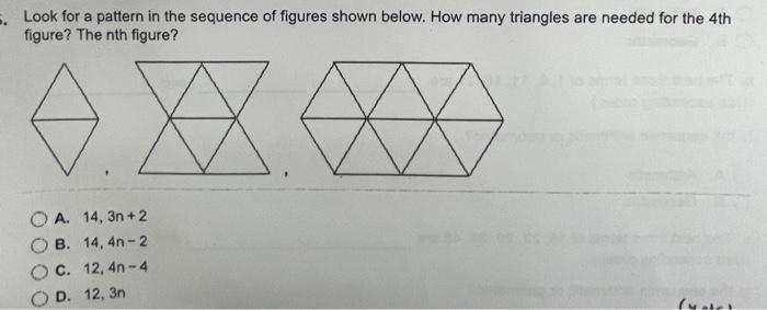 Solved Look for a pattern in the sequence of figures shown | Chegg.com