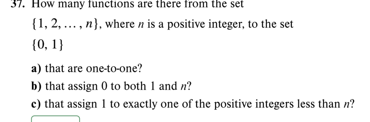 Solved How many functions are there from the | Chegg.com