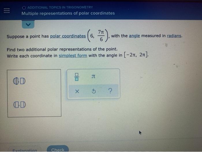 Solved O ADDITIONAL TOPICS IN TRIGONOMETRY Multiple | Chegg.com