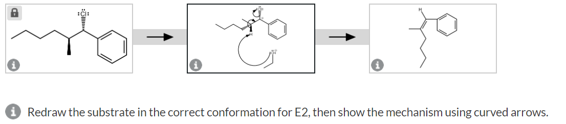 Solved I redraw The Substrate In The Correct Conformation