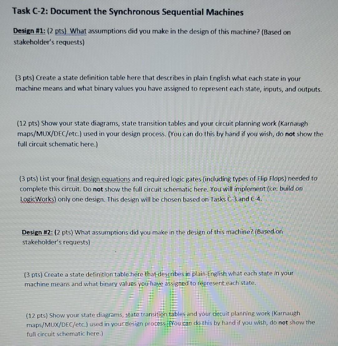 Please create a LogicWorks Moore Design circuit and a | Chegg.com