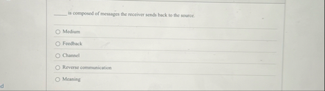 Solved is composed of messages the receiver sends back to | Chegg.com