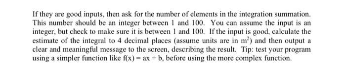 Solved Question 1 - First Principles Integration Integration | Chegg.com