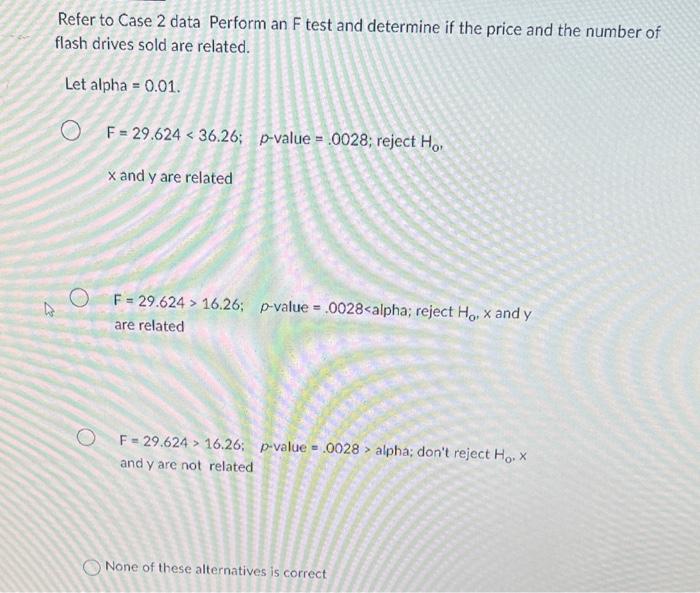 Solved The following data represent the number of flash | Chegg.com