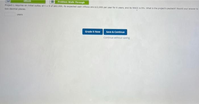 Solved ebook Problem Walkthrough Project requires an initial | Chegg.com