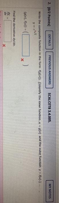 Solved 9. [1/3 Points) DETAILS PREVIOUS ANSWERS SCALCET8 | Chegg.com