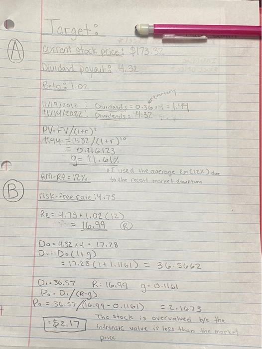 Solved I completed this problem using Yahoo finance for | Chegg.com