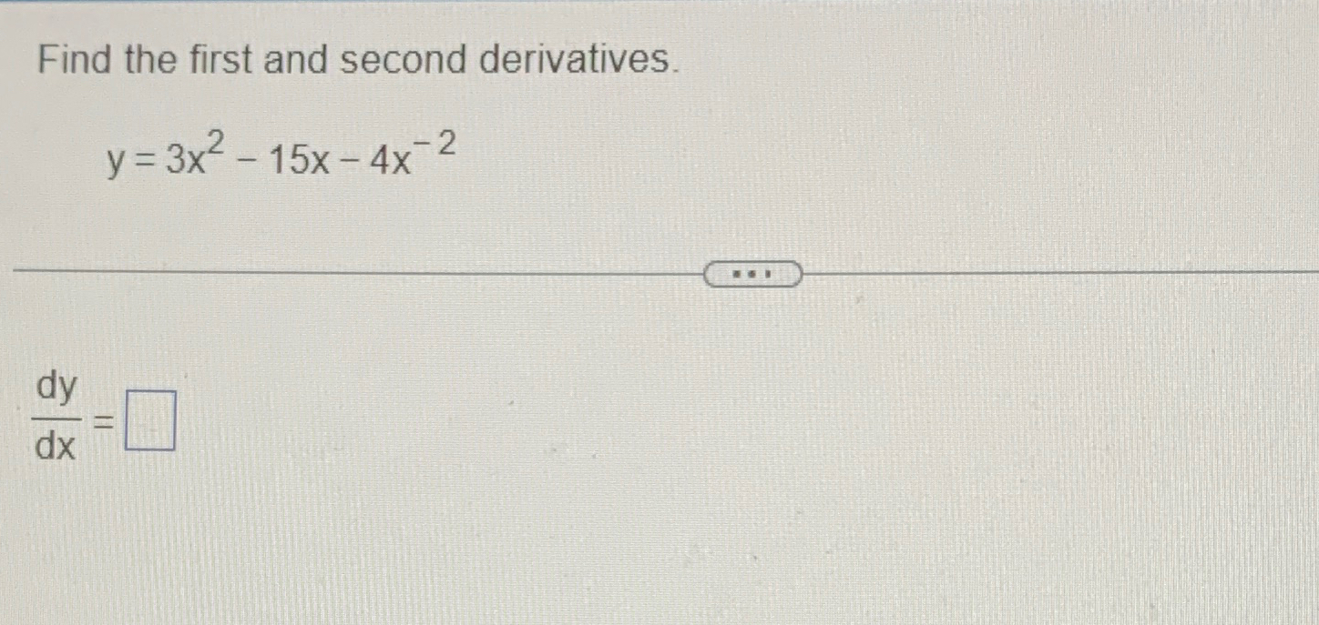 Solved Find the first and second | Chegg.com